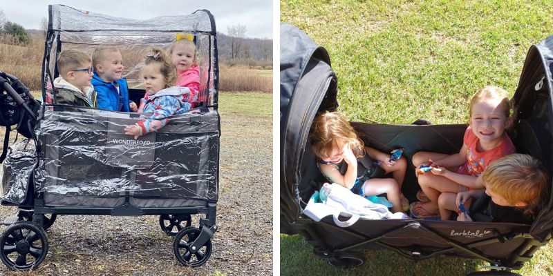 Four Seat Wagons | Pram Wagons With Four Seats | Kids Wagons | Pragon