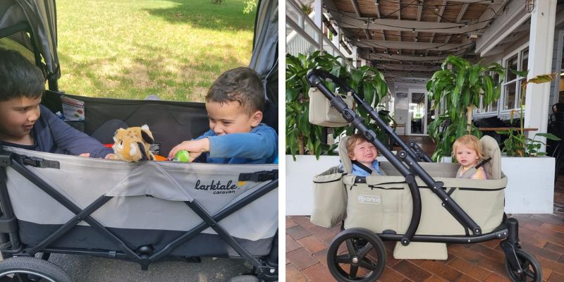 Two Seat Wagons | Wagons For Two Kids | Double Wagons | Pragon