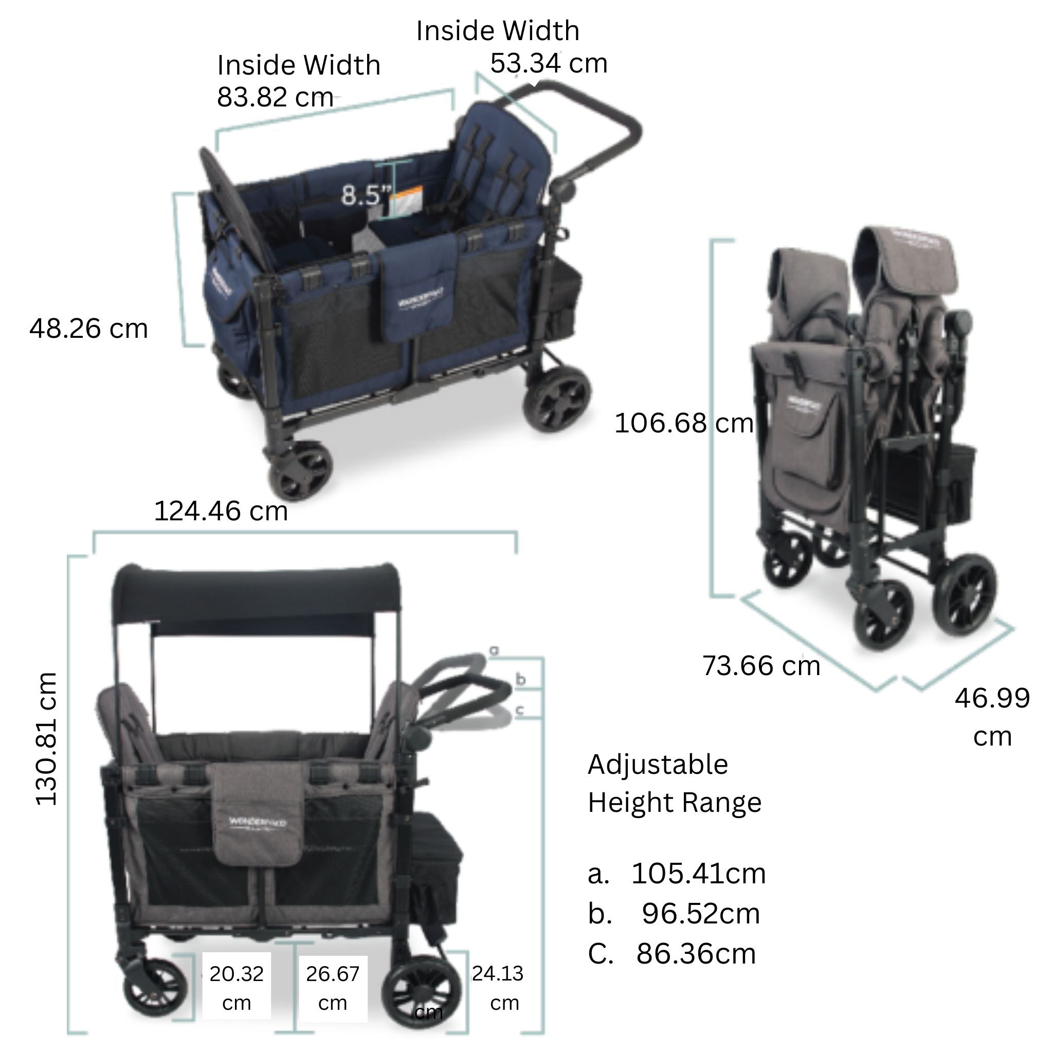 WonderFold Wagon Australia | 4 Seater Elite Wagon | Pram Wagon – Pragon